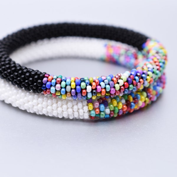 Beaded Bangle - Etsy