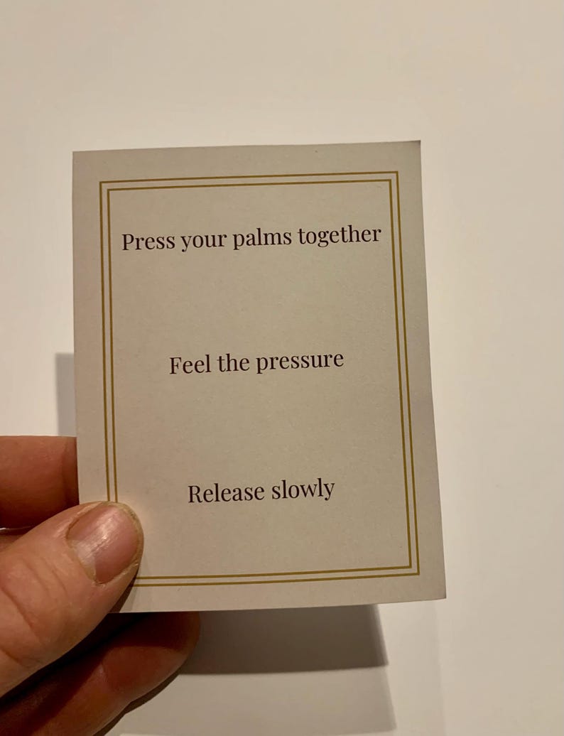 Grounding Cards | Printable | Anxiety Relief | Mindfulness Activities ...