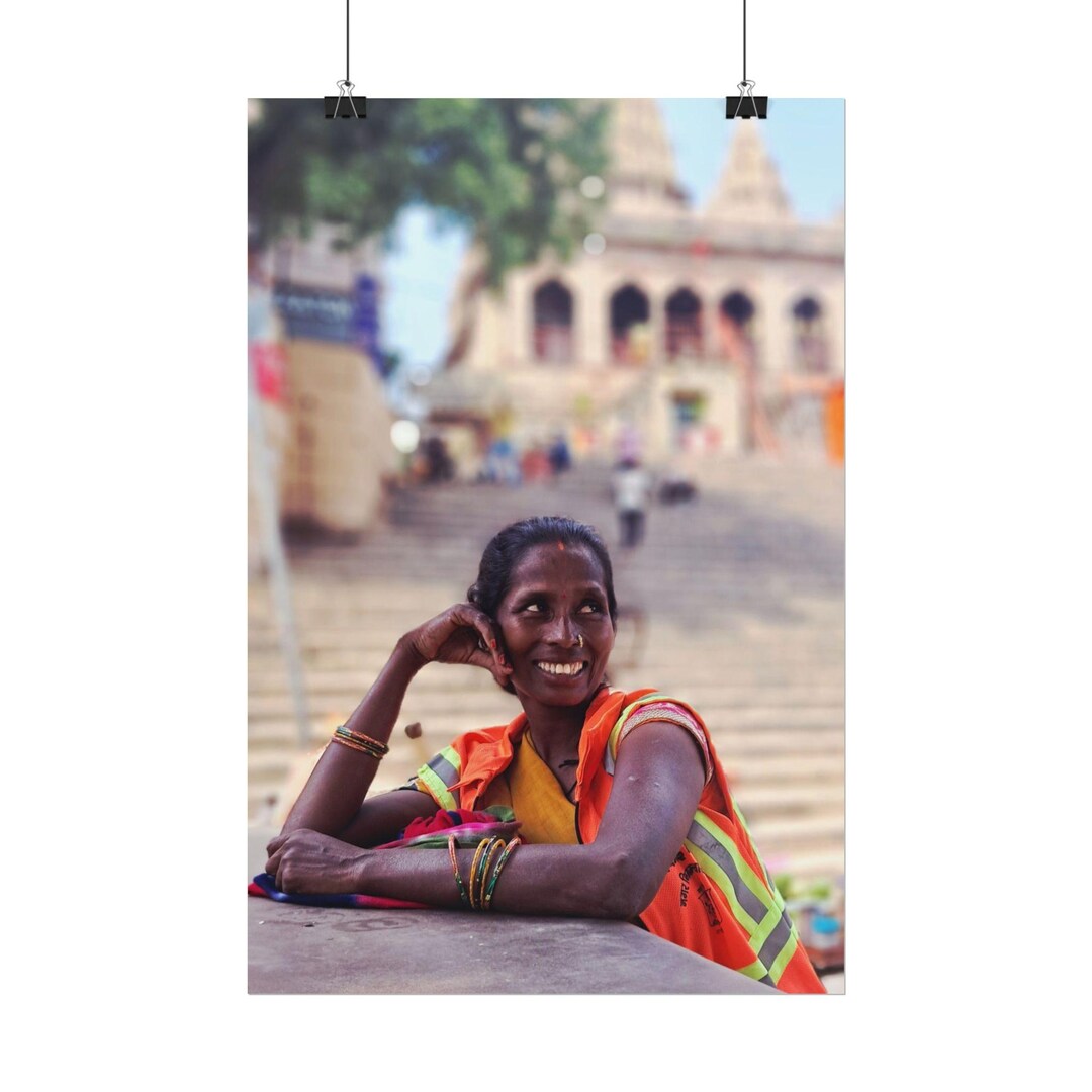 Sweeper at Assi Ghat - Momo Delsa, Photo Art, Varanasi, Wall Art Print ...