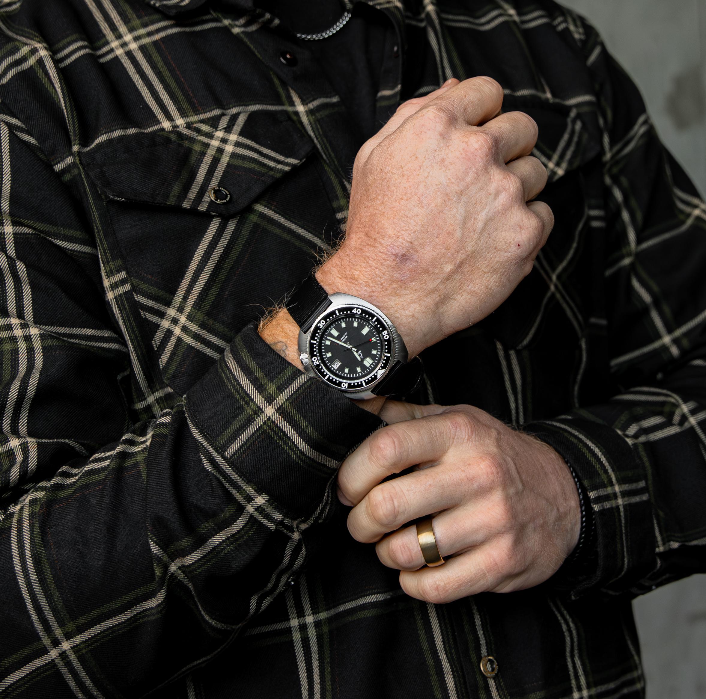 Aegis Tortuga Vintage Dive Watch - Sapphire Crystal, NH35 Automatic ...