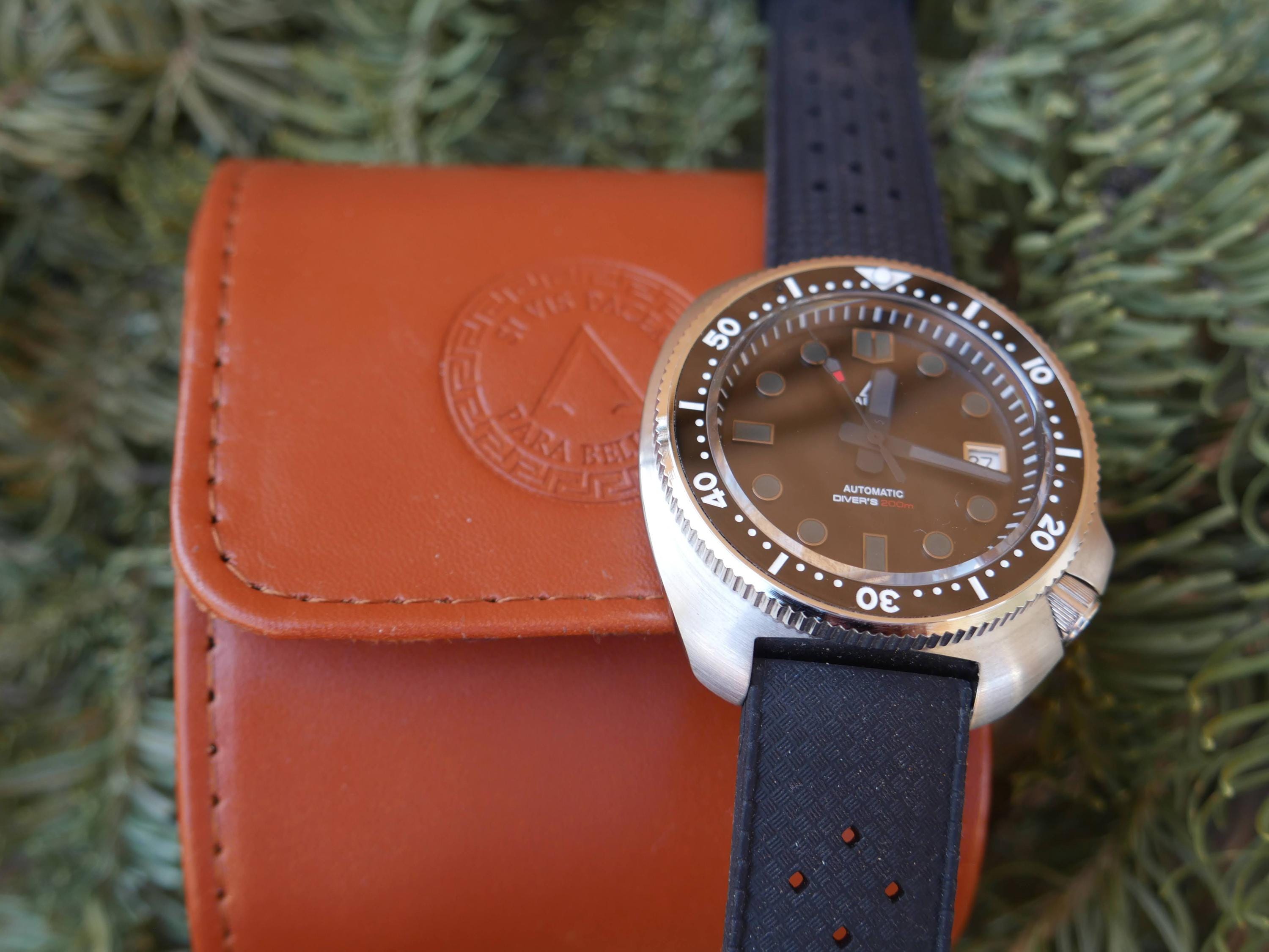 Aegis Tortuga Vintage Dive Watch - Sapphire Crystal, NH35 Automatic ...