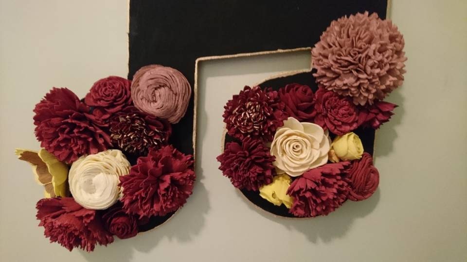 Music Notes Decor With Sola Flowers - Perfect Musical Gift! Customized ...