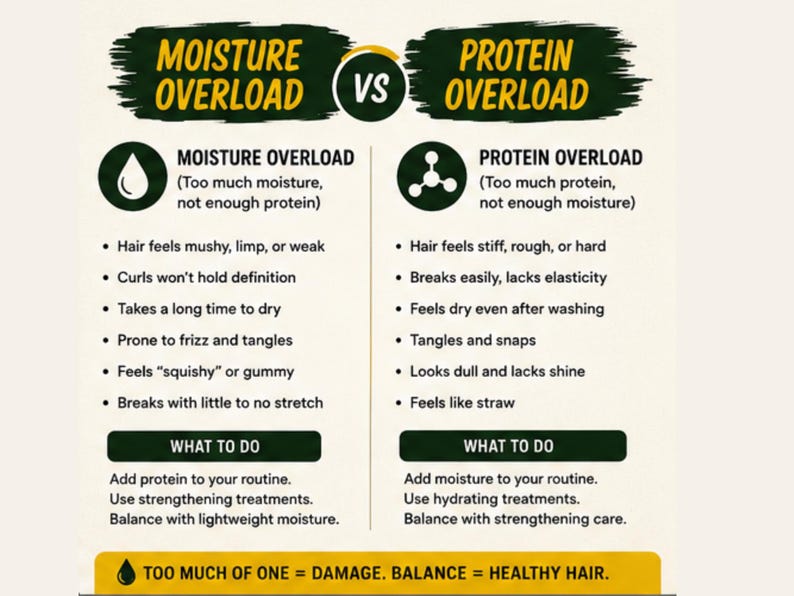 4C Hair Moisture Balance Fix Guide | Stop Dry Hair, Breakage & Protein ...