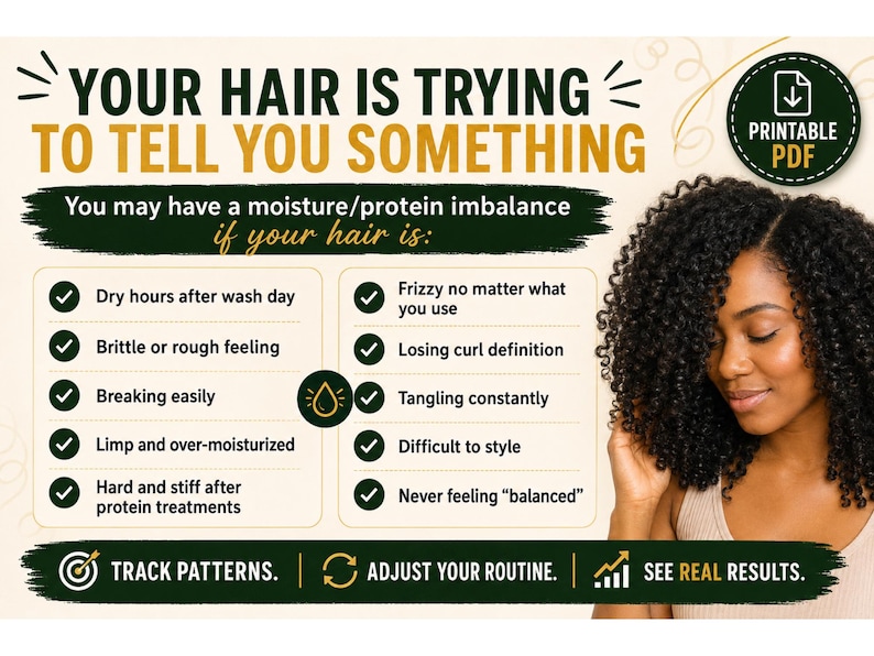 4C Hair Moisture Balance Fix Guide | Stop Dry Hair, Breakage & Protein ...
