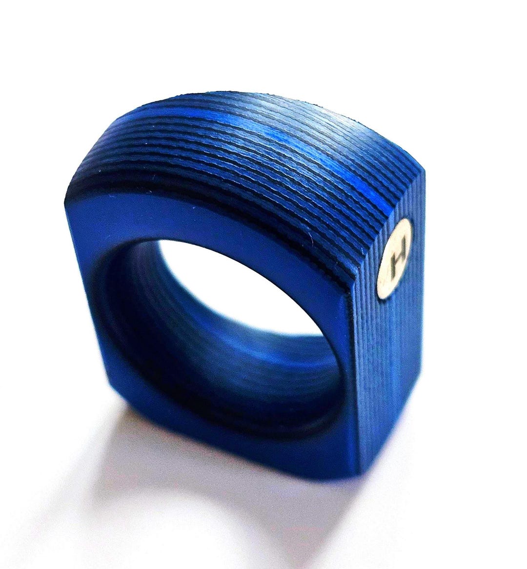 Rbl1 Design Ring, Blue Striped, High-tech Material Ultrex Sure Touch ...