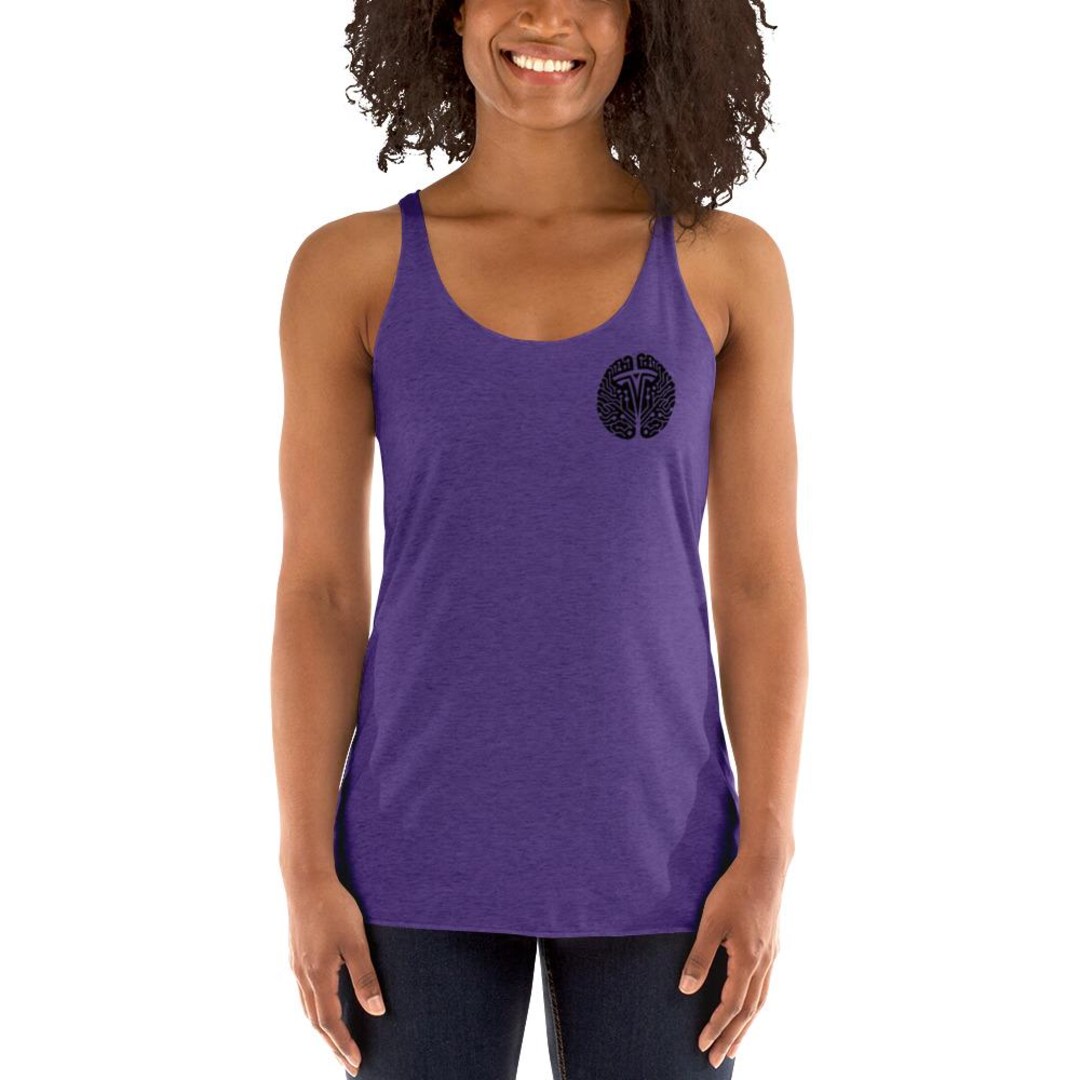 Teslamind Logo / EV Queen Women's Racerback Tank - Etsy