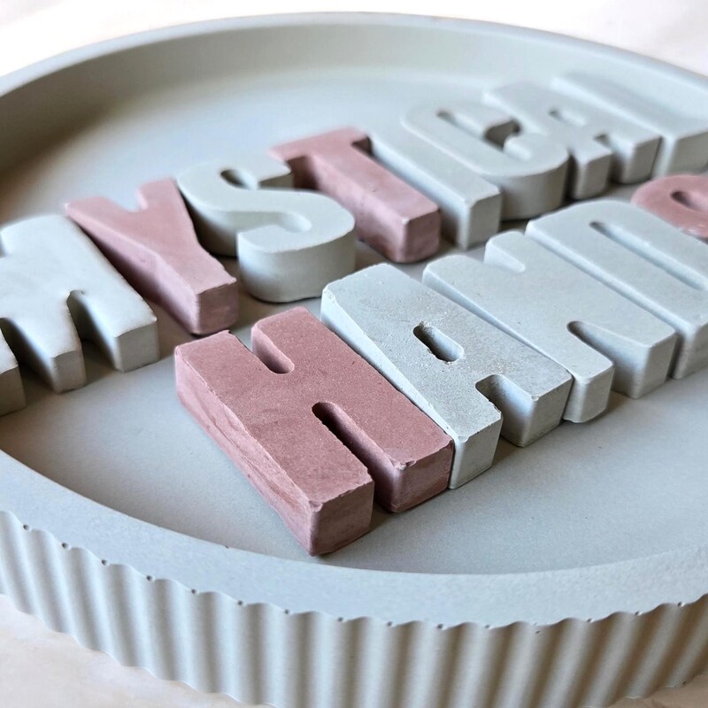 Concrete Initial Letters - Etsy