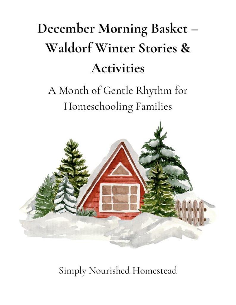 Waldorf Winter Mega Bundle | Homeschool Printables (13 Resources) - Etsy