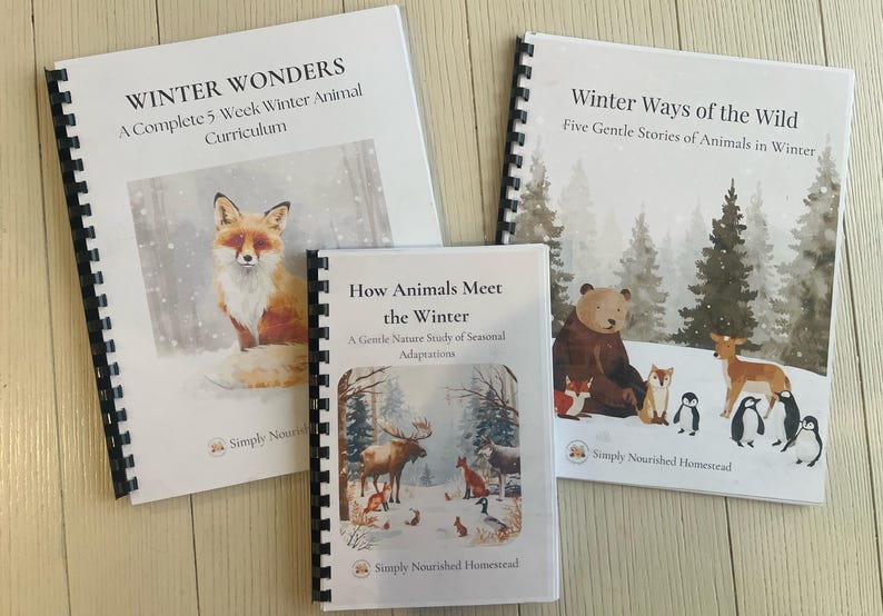 Winter Animals Curriculum: Homeschool Study, Stories & Cards (PDF) - Etsy