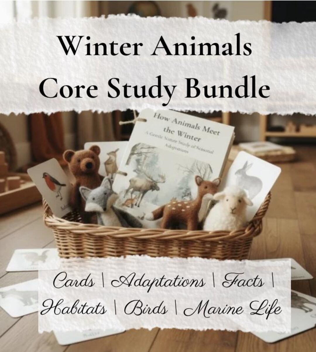 Winter Animals Core Study Bundle | Facts, Adaptations, Habitats & Birds ...