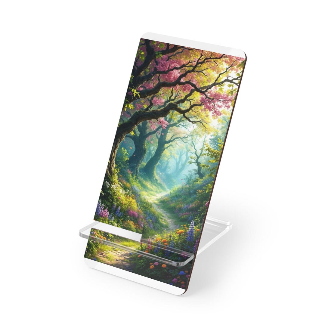 Enchanted Forest Phone Stand | Mobile Display Stand - Etsy