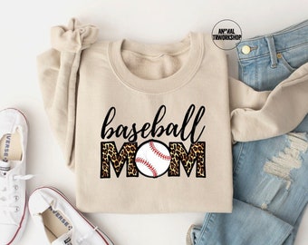 Leopard Baseball Mom Shirt - Etsy