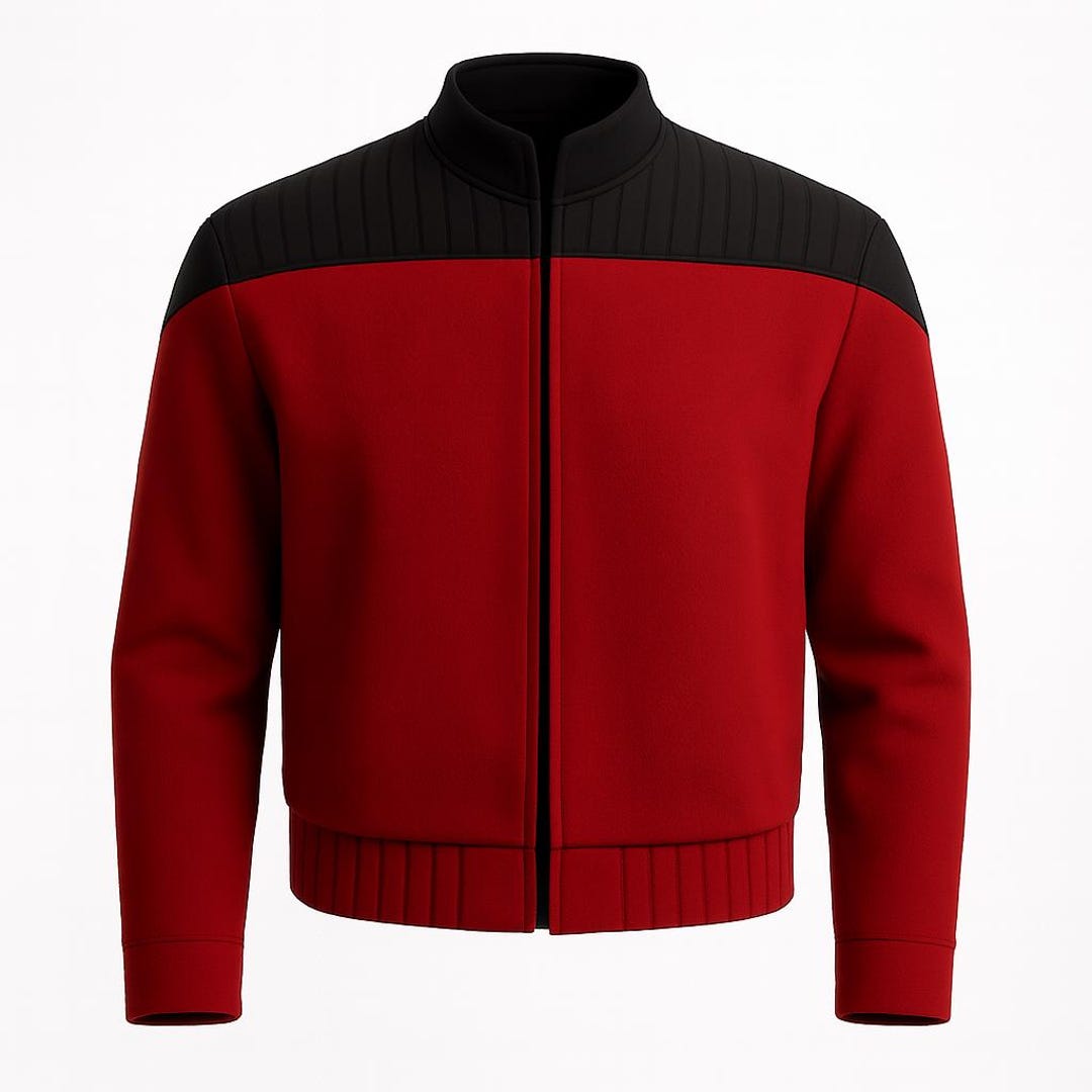 Inspired by Captain Star Trek Red Command Wool Jacket - Etsy