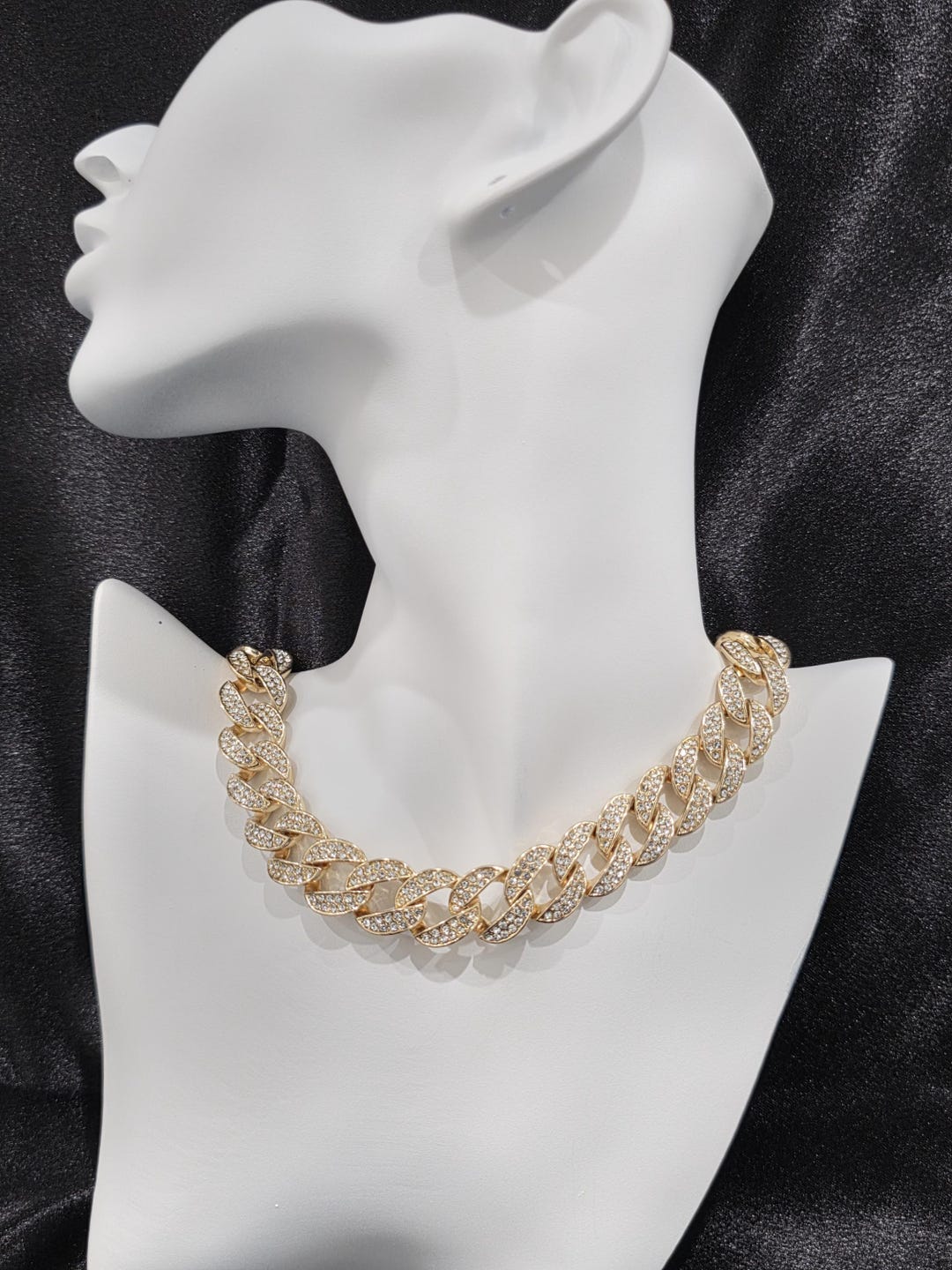 Cadena Monaco Con Zirconia - Zirconia Chain - 23 Inches - 0.5 Inches - Etsy