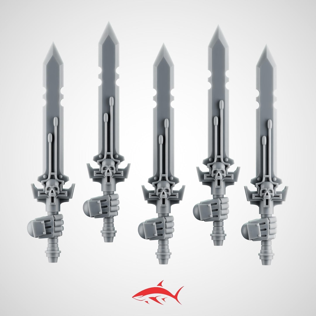 5 Ornate Assault Swords for Terminator – Ultra HD 14K Resin - Etsy