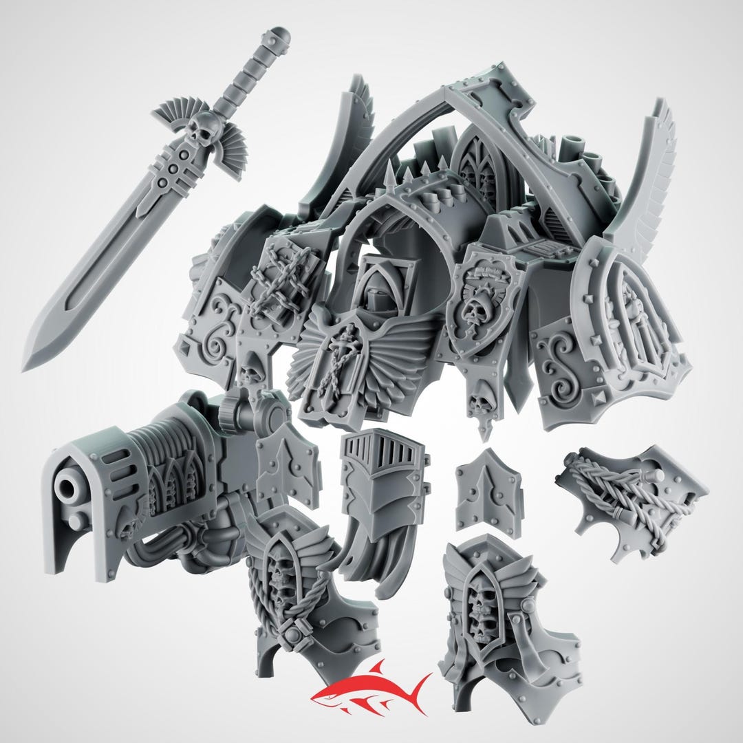 Dread Kit Angel of the Death – Gothic Lion Plates, Wings & Relic ...