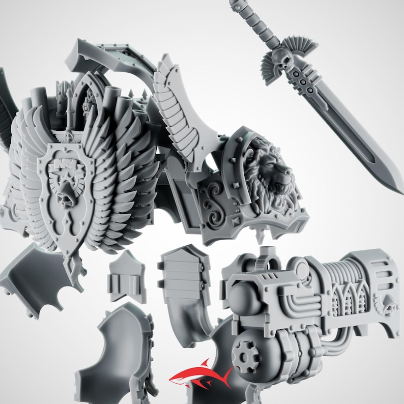 Dread Kit Angel of the Death – Gothic Lion Plates, Wings & Relic ...