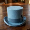 Blue Top Hat - ROYAL Blue Low Top Hat for Men and Women - Handcrafted ...