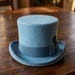 Blue Top Hat - ROYAL Blue Low Top Hat for Men and Women - Handcrafted ...