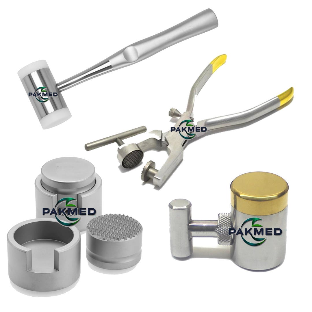 4 Pcs Dental Bone Crusher Kit Bone Mill Mead Mallet Grinder - Etsy