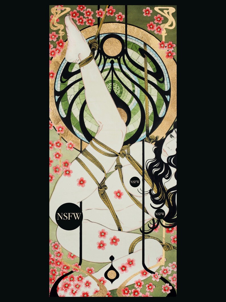 Art Nouveau Poster - Etsy