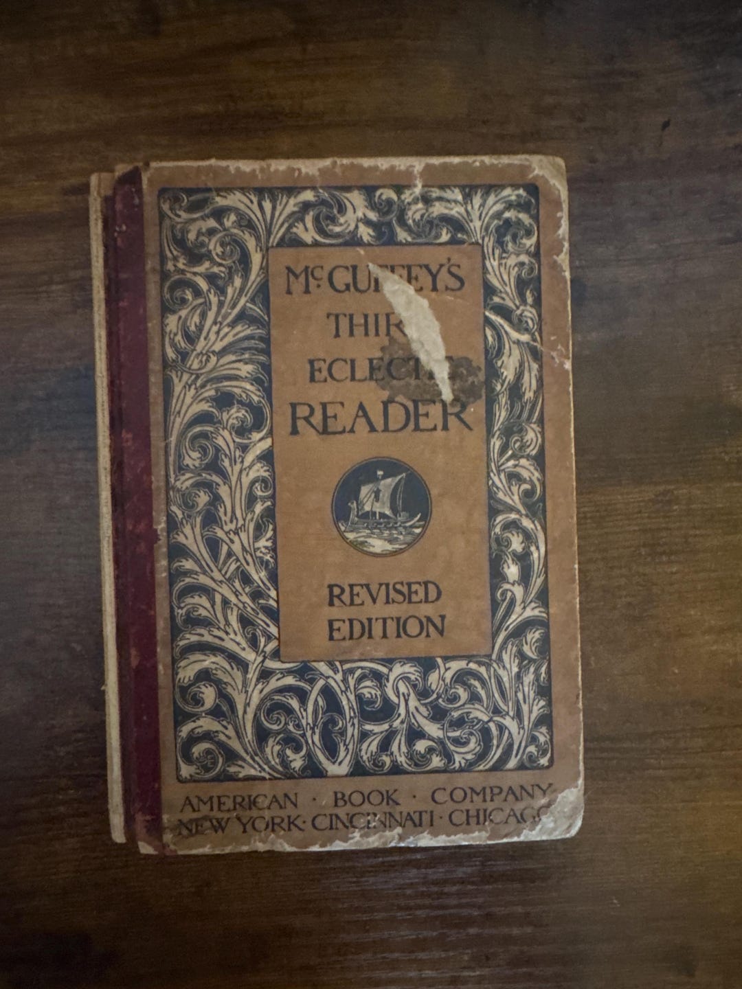 Mcguffeys Third Eclectic Reader Revised Edition 1896 Antique School ...