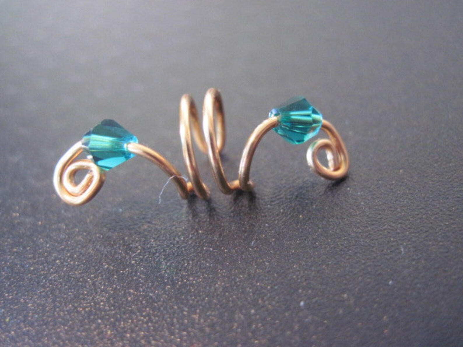 No Piercing crystal Double Up Ear Cuff Helix Cuff - Etsy