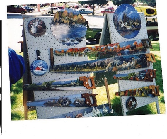 Hand painted crosscut saws store
