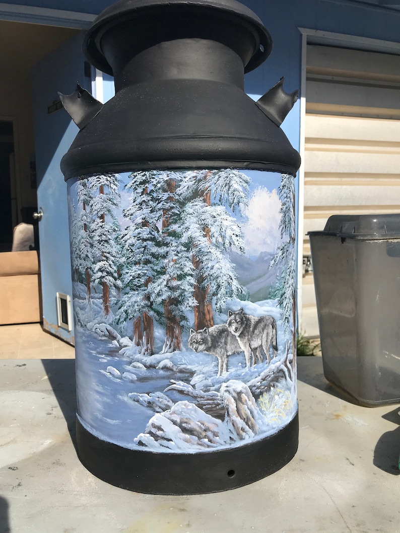 Custom Painted Milk Cans CONTACT BEFORE ORDERING Hand - Etsy