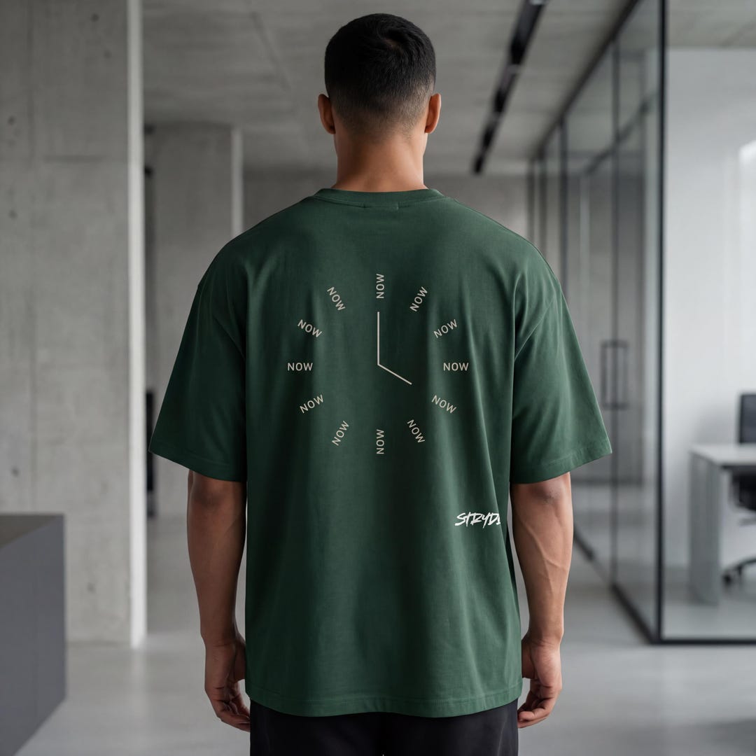 NOW Clock Mindset T-shirt, Evidence-based Training Tee for Disciplined ...