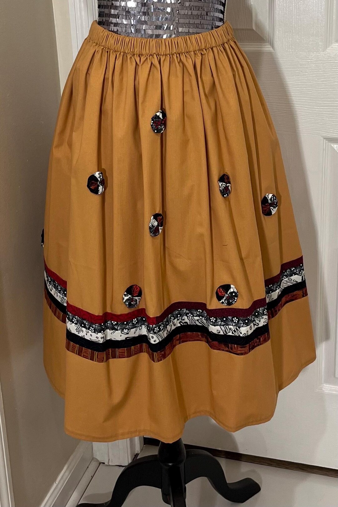 Patchwork N Pinwheels Skirt - Etsy