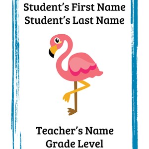 Flamingo/tropical Classroom Decor Printables *** Completely ...