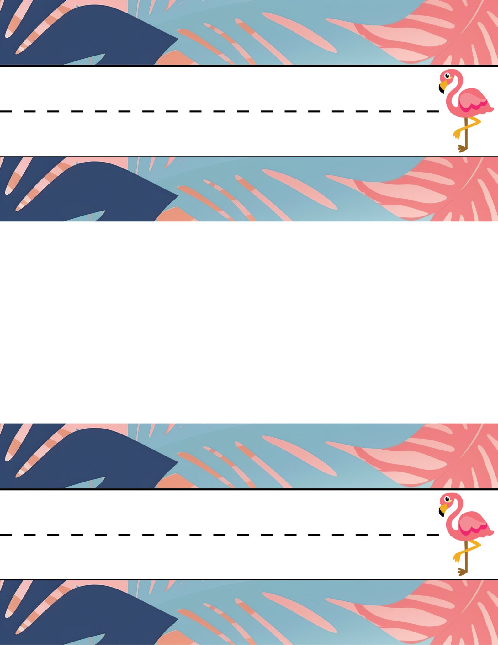 Flamingo/tropical Classroom Decor Printables *** Completely ...