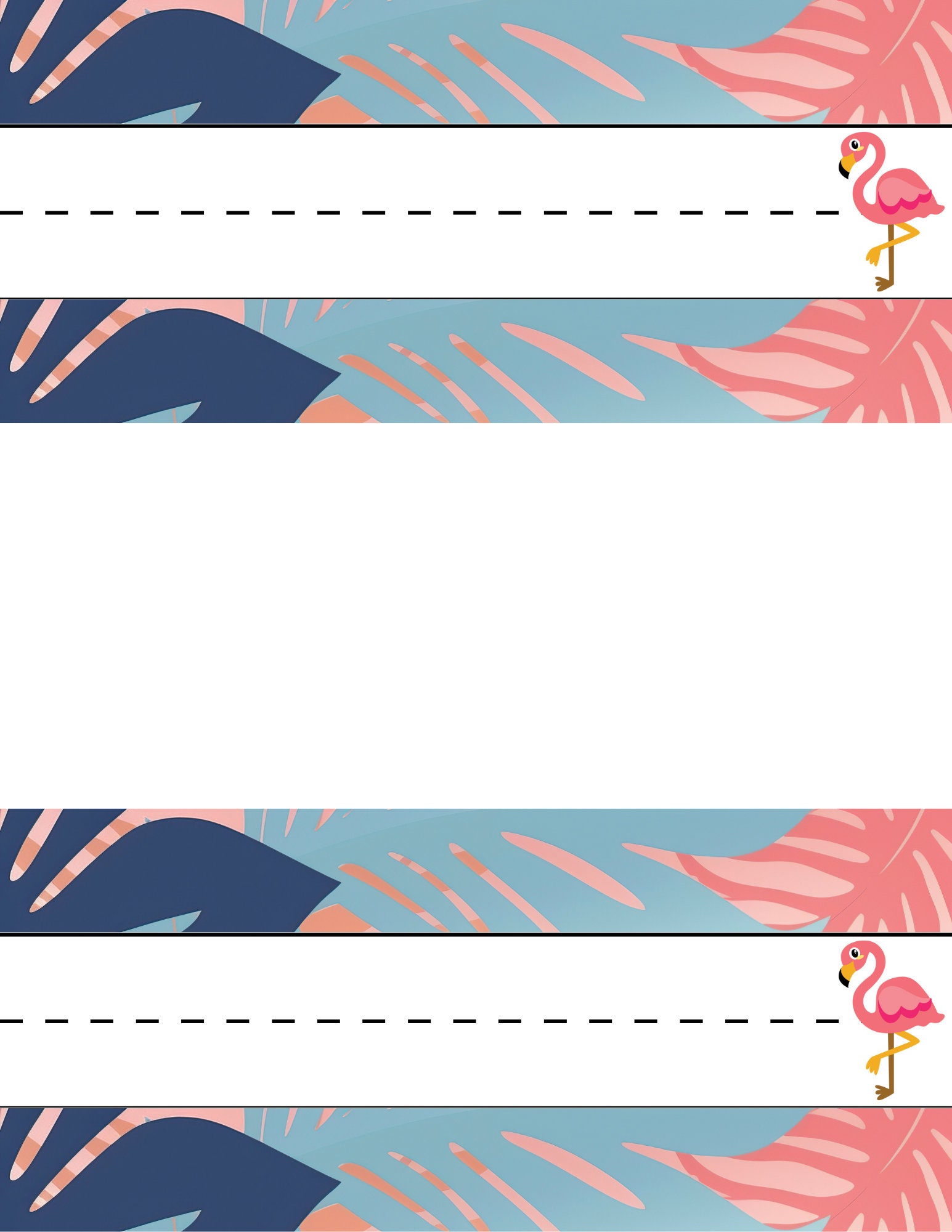 Flamingo/tropical Classroom Decor Printables *** Completely ...