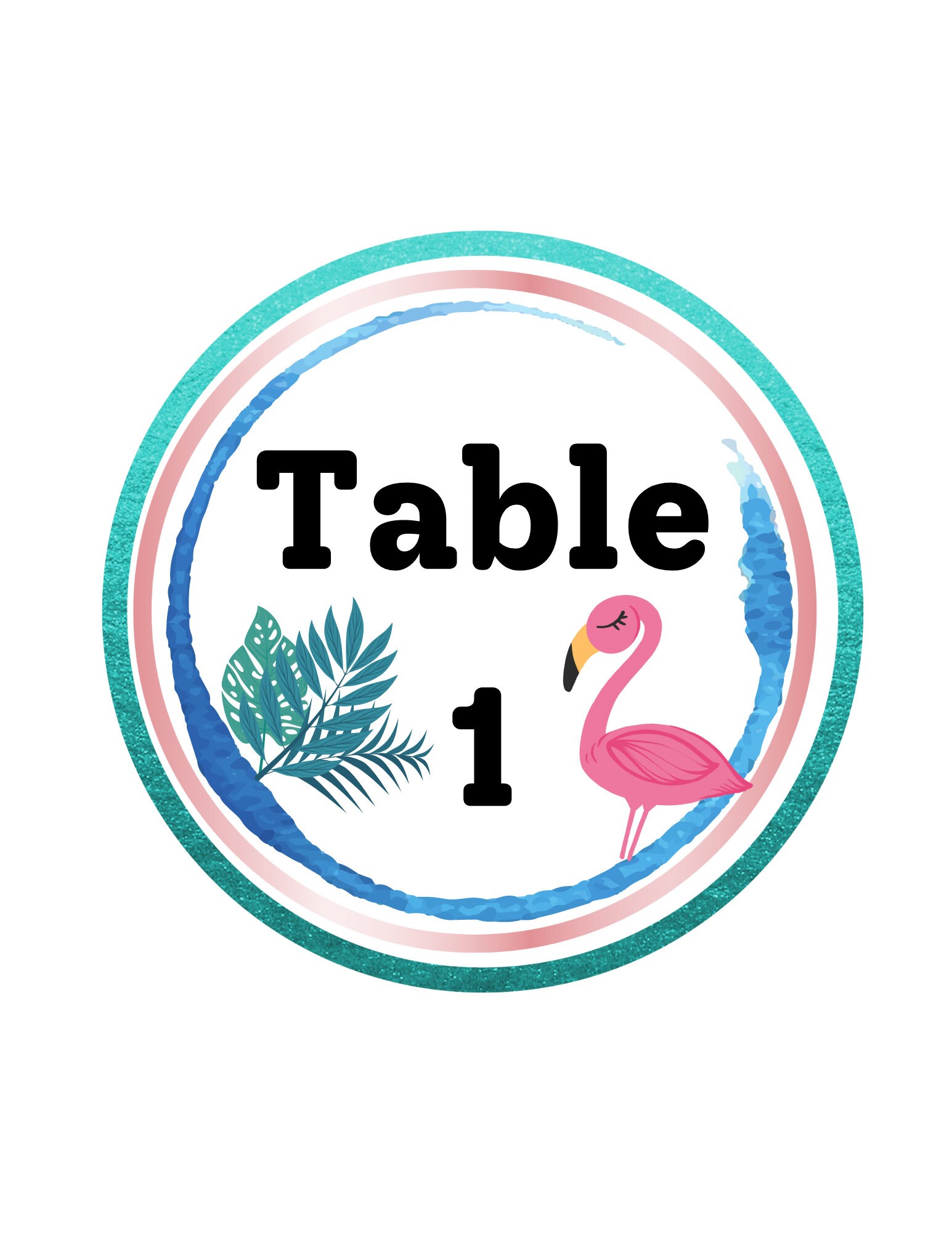 Flamingo/tropical Classroom Decor Printables *** Completely ...