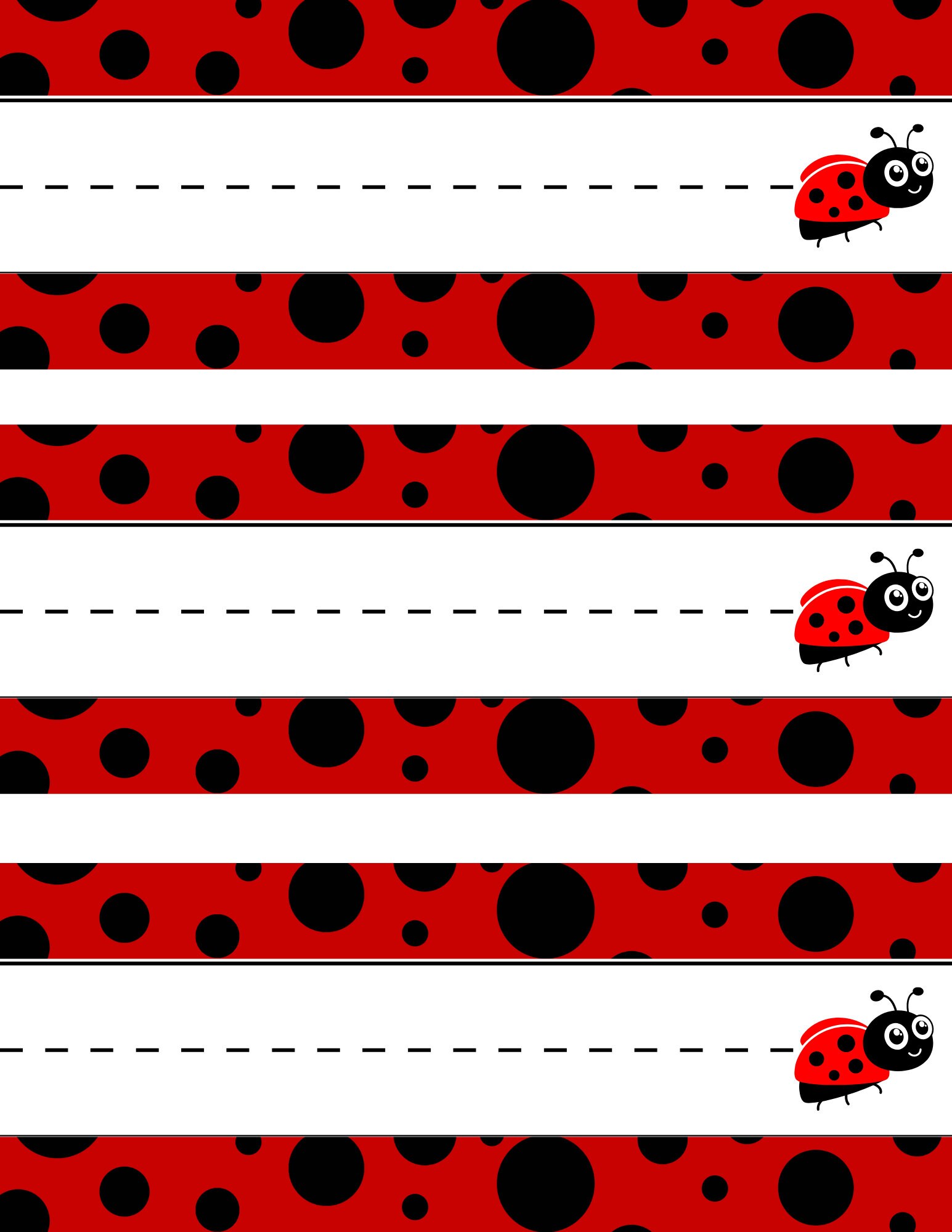 Ladybug Classroom Decor Printables *** Completely Customizable *** - Etsy