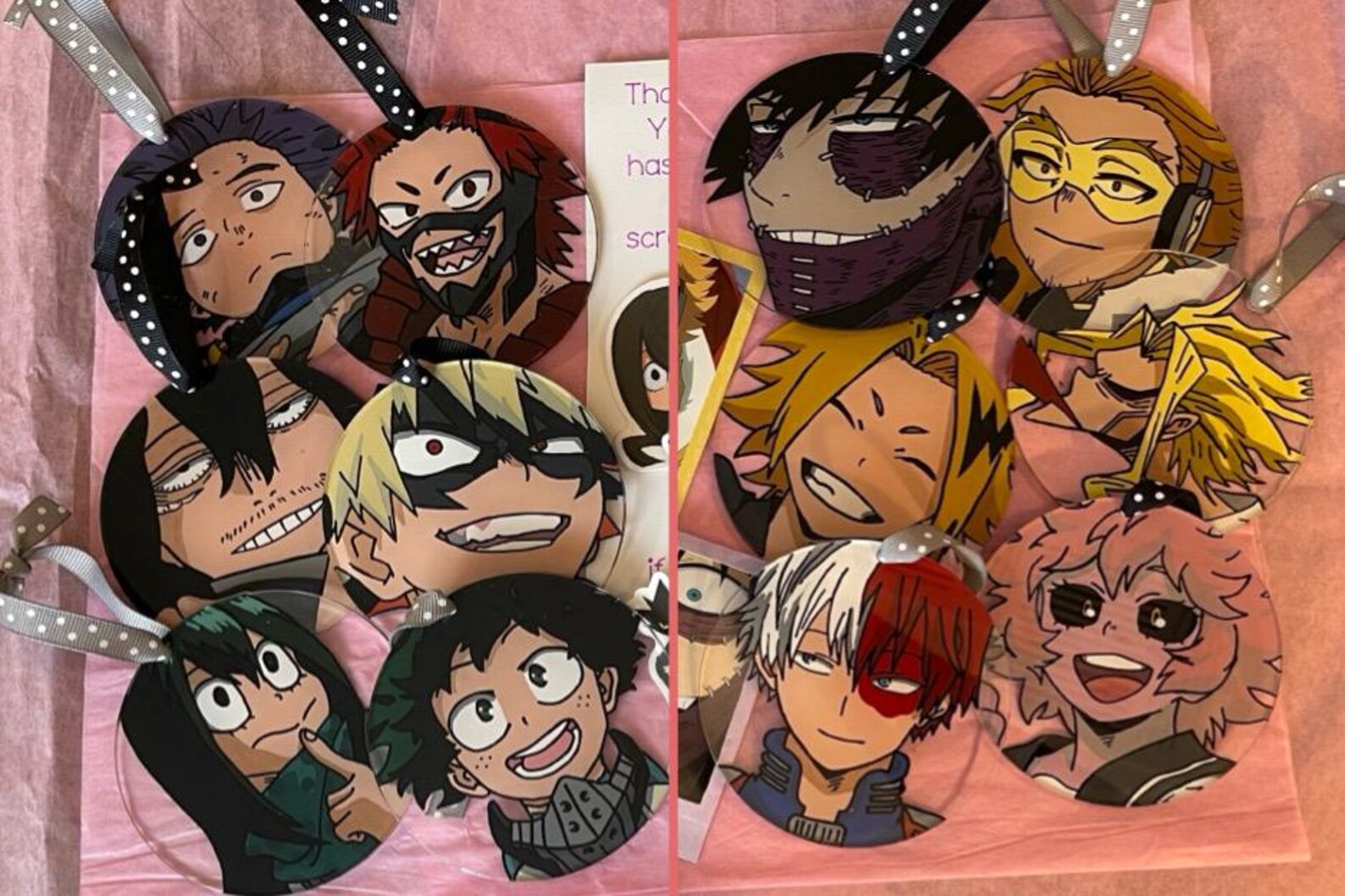 MHA Inspired Ornaments - Etsy