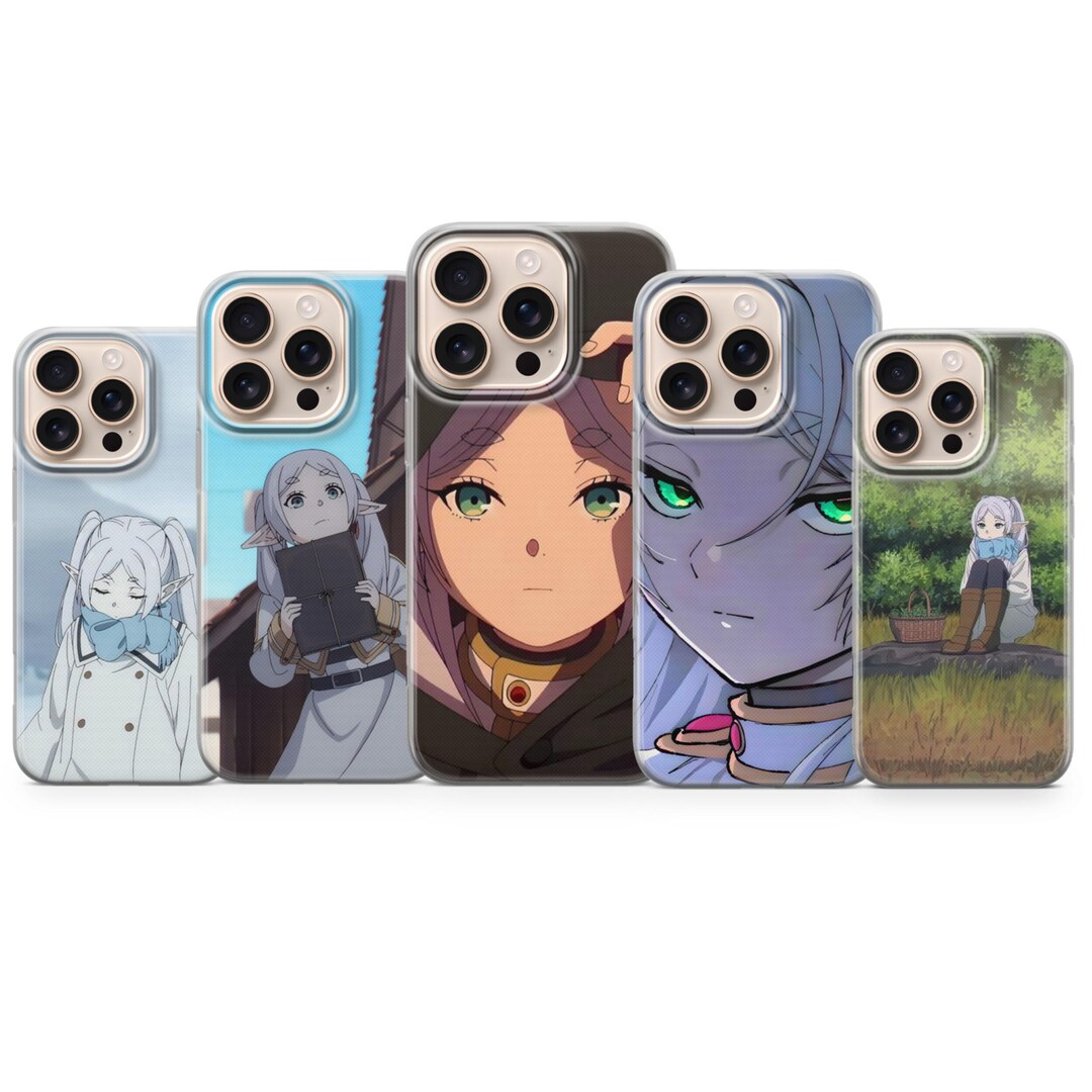 Frienen Themed Anime Character Case for iPhone 17pro, 16, 15, 14, 13 ...