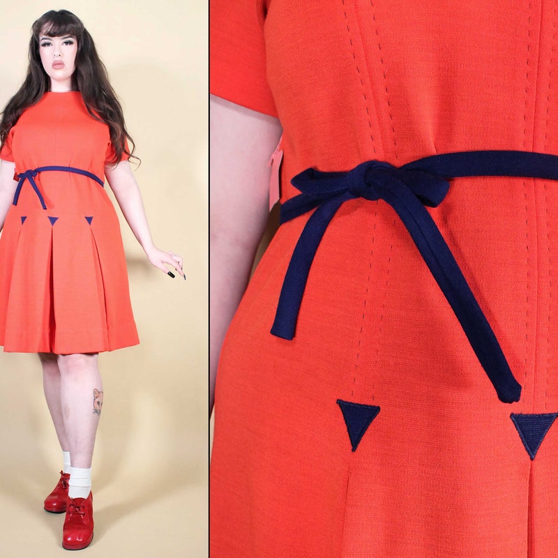 Plus Size Mod Dress - Etsy