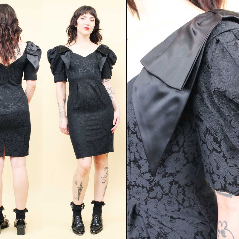 Gothic Black Puffy Dress - Etsy