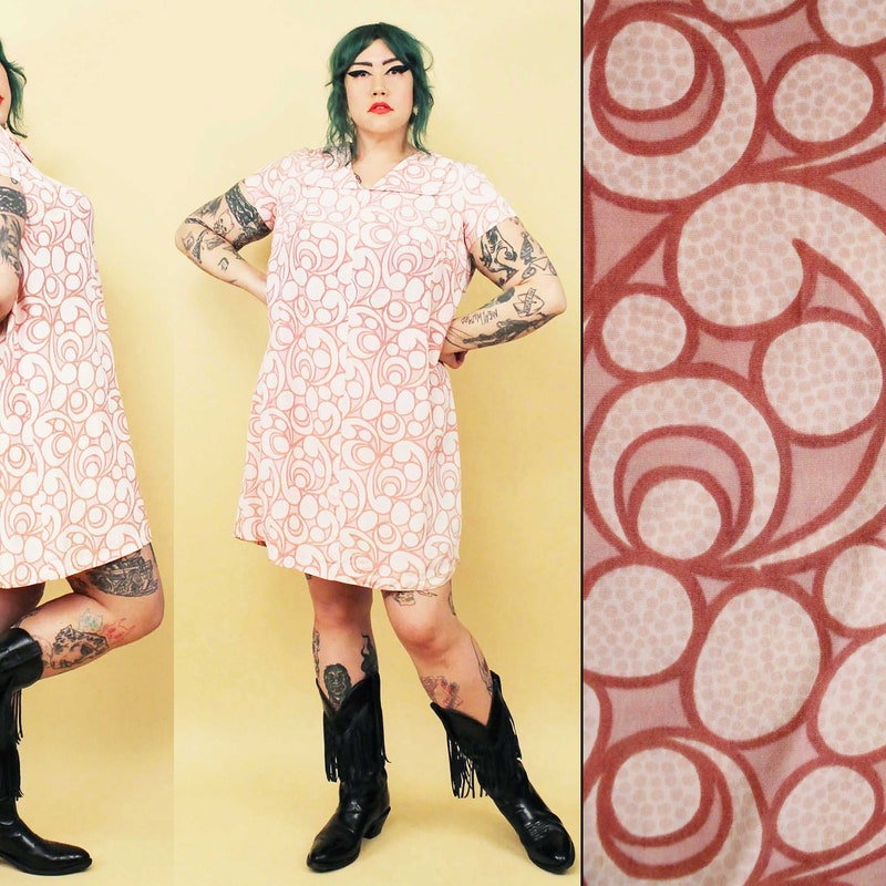 Plus Size Mod Dress - Etsy
