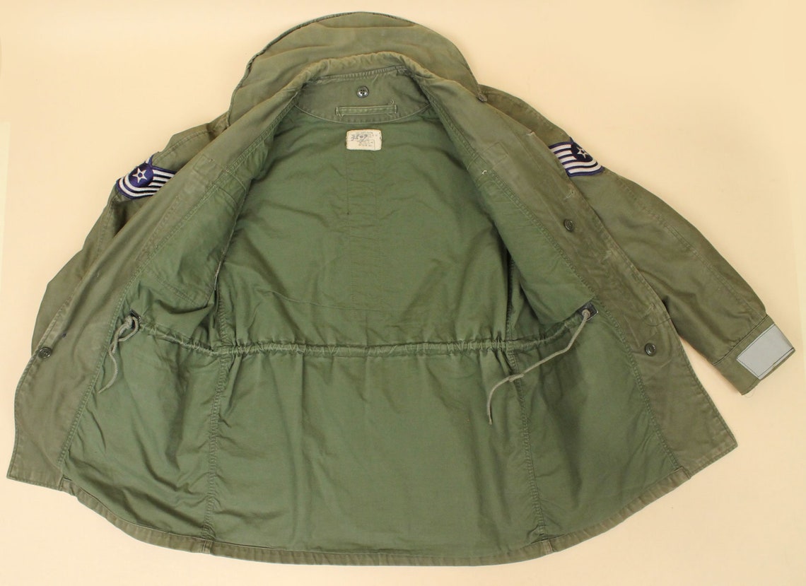 60s 70s Vtg Green US Army Issue Cotton Air Force Flight Field - Etsy