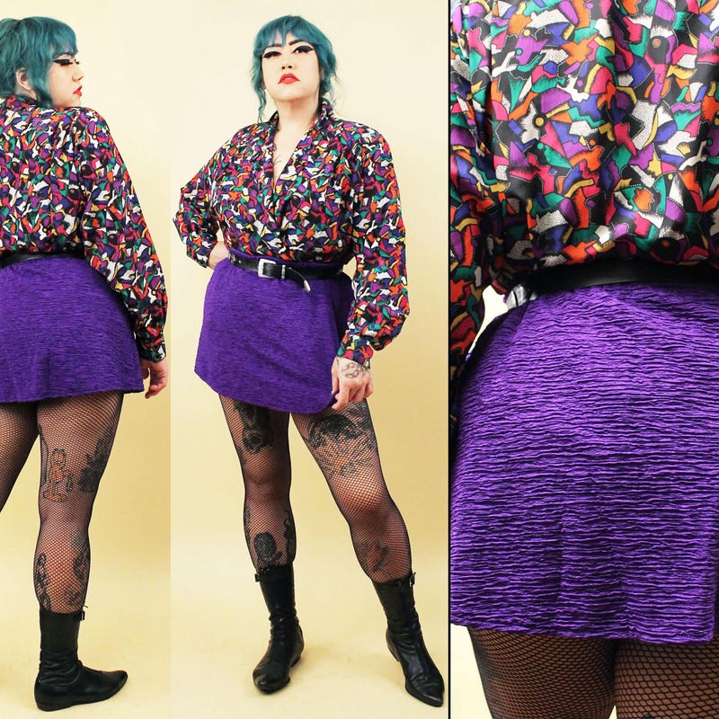 Plus Size Micro Mini Skirts for Women - Etsy