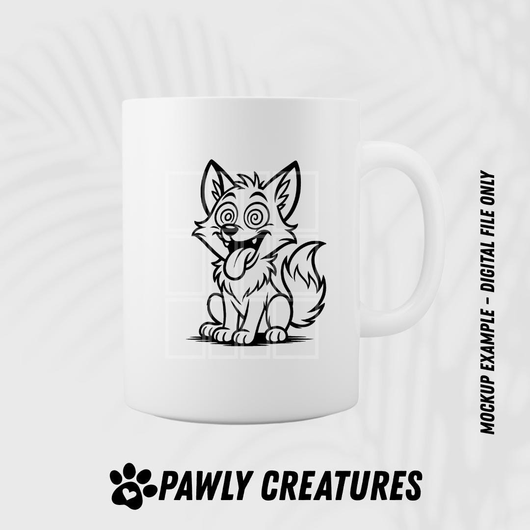 Confused Fox Clipart | Kawaii Animal | Svg Png Dxf Pdf | Pawly ...