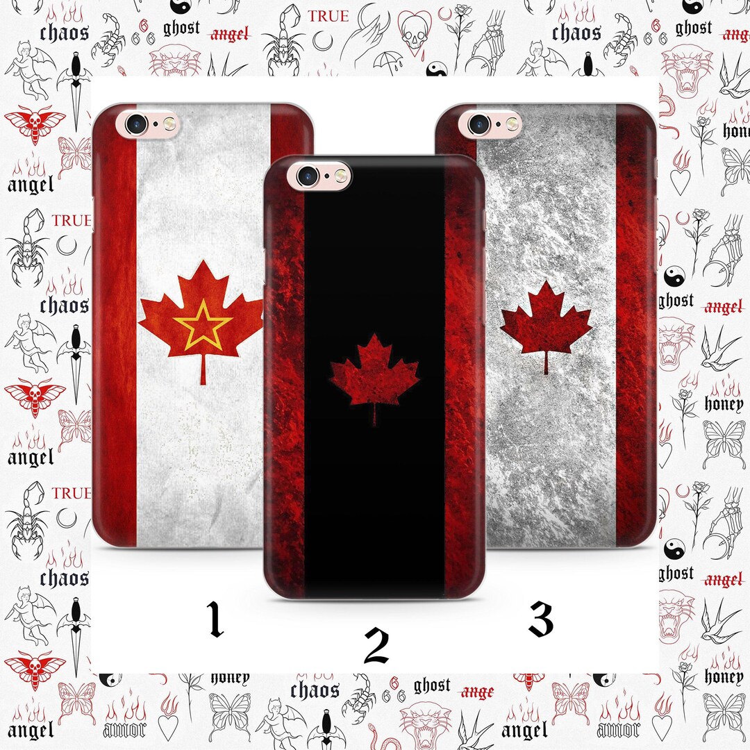Canadian Flag K4 Phone Case Cover for Apple iPhone 5 SE 2020 2022 6 7 8 ...