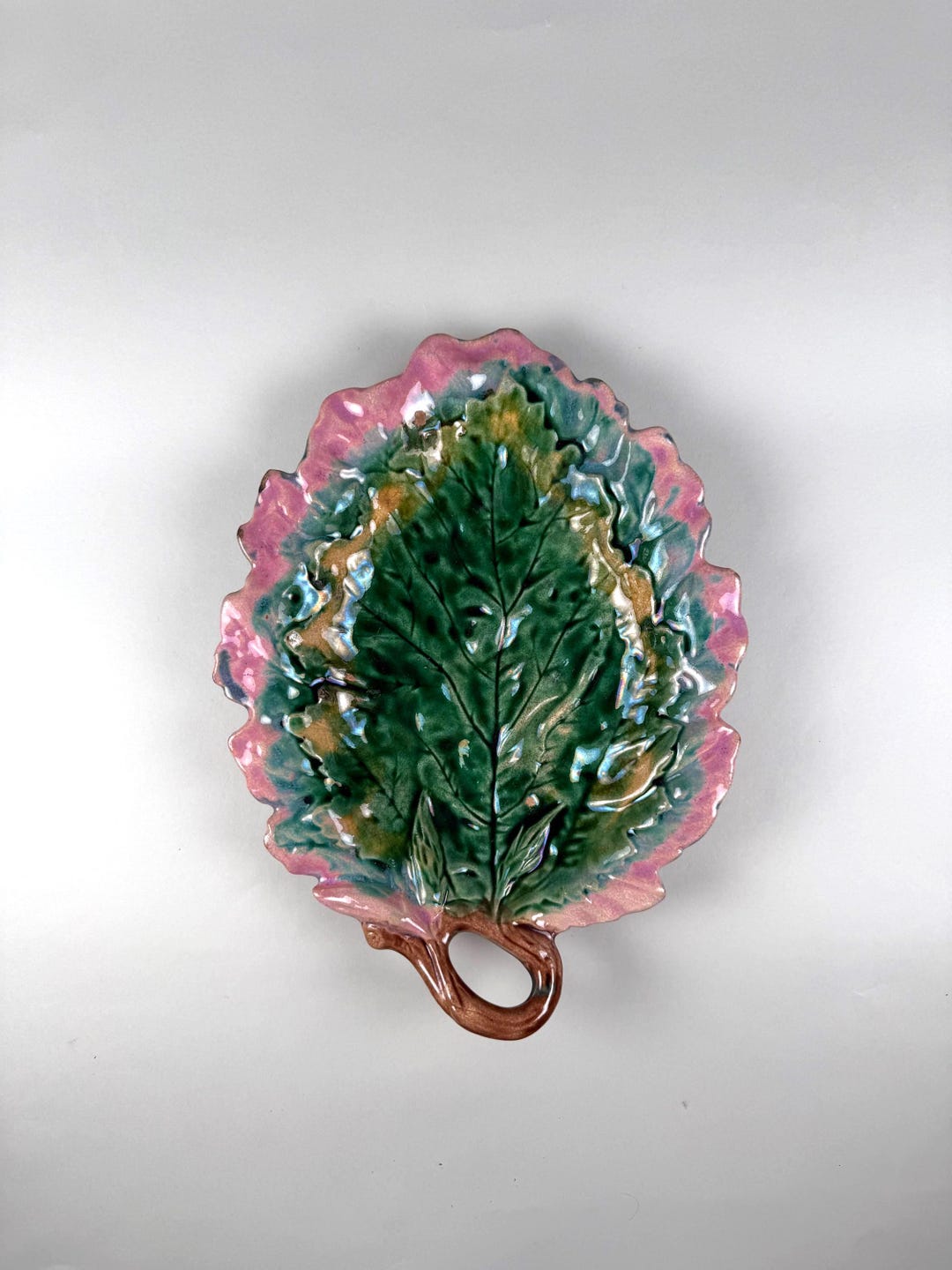 Antique Etruscan Majolica Leaf Dish – Griffen Smith Hill, Circa 1880 - Etsy