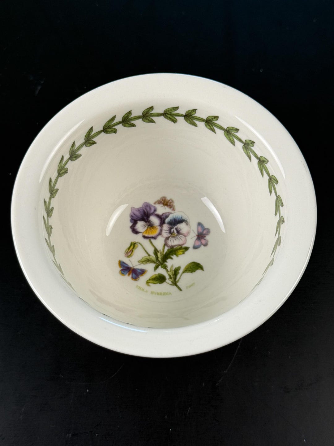 Portmeirion Botanic Garden Pansy Bowl – Small Dessert Nut Dish - Etsy