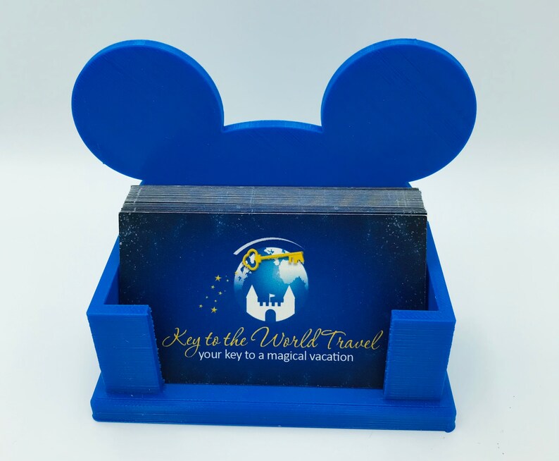 Mickey Mouse Ears 3D Printed Disney Business Card Holder for | Etsy
