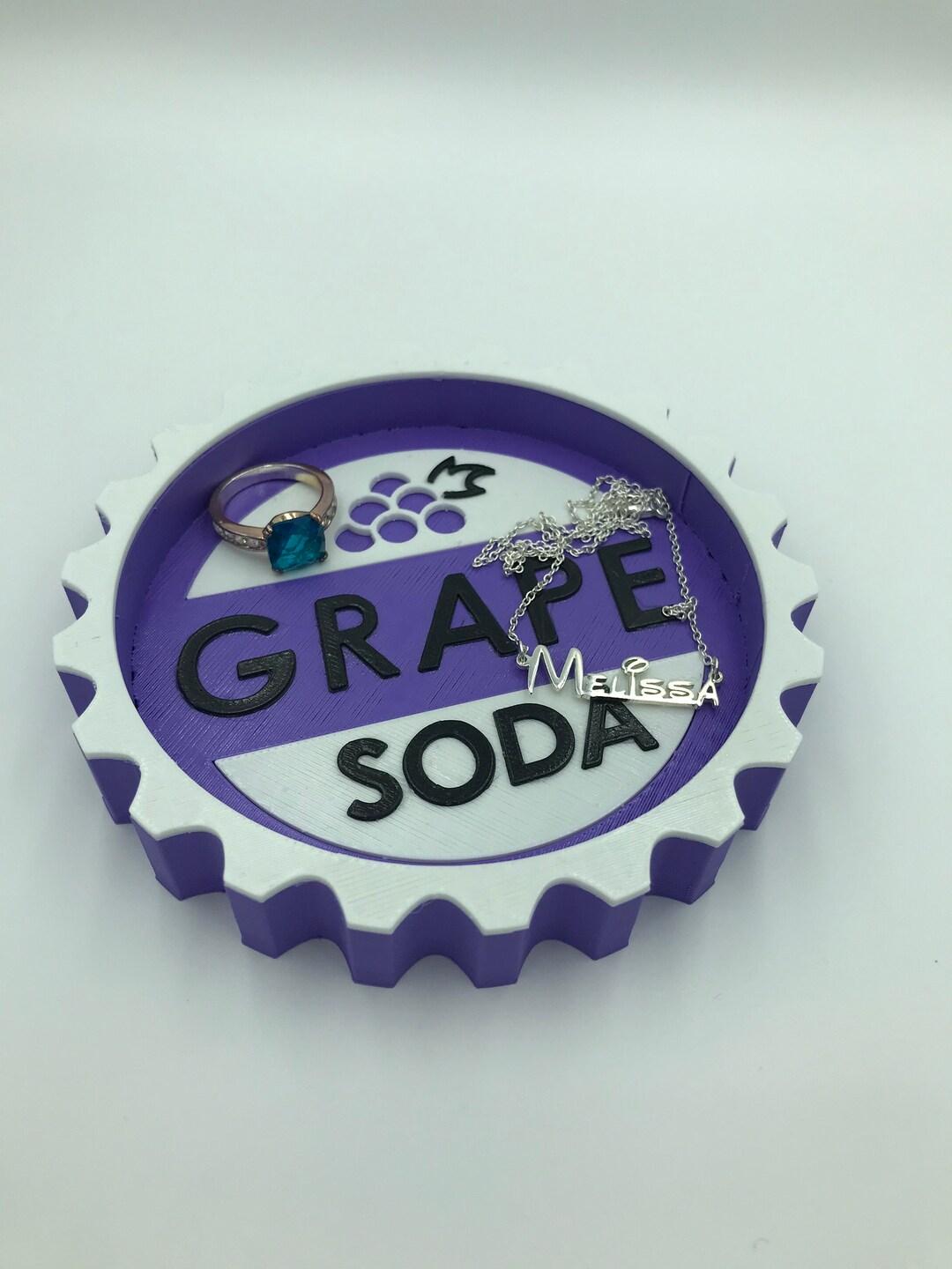 Pixar up Grape Soda Pin Ellie Badge Jewelry and Trinket Tray to Hold ...