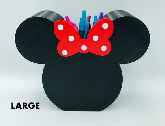 LARGE Minnie Mouse Bow 3D Printed Disney Pen Pencil Paint | Etsy
